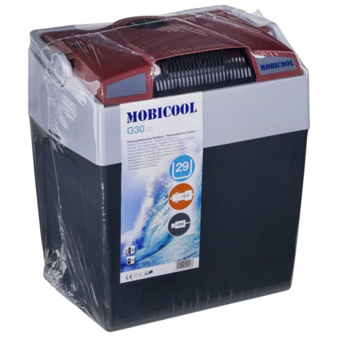 Mobicool G30 DC Compressor Koelbox Marsala/Grijs